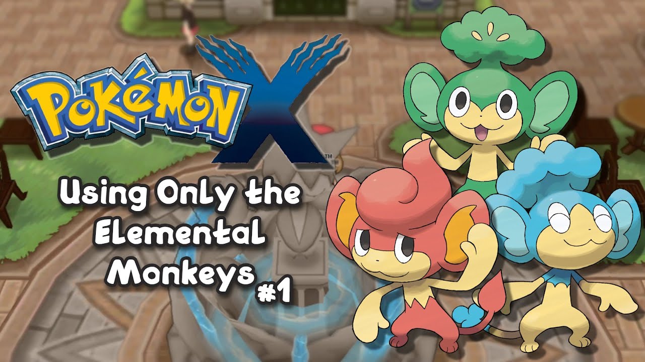 BeastnUnicorn Streams: Elemental Monkeys Run of Pokémon X [1] - YouTube
