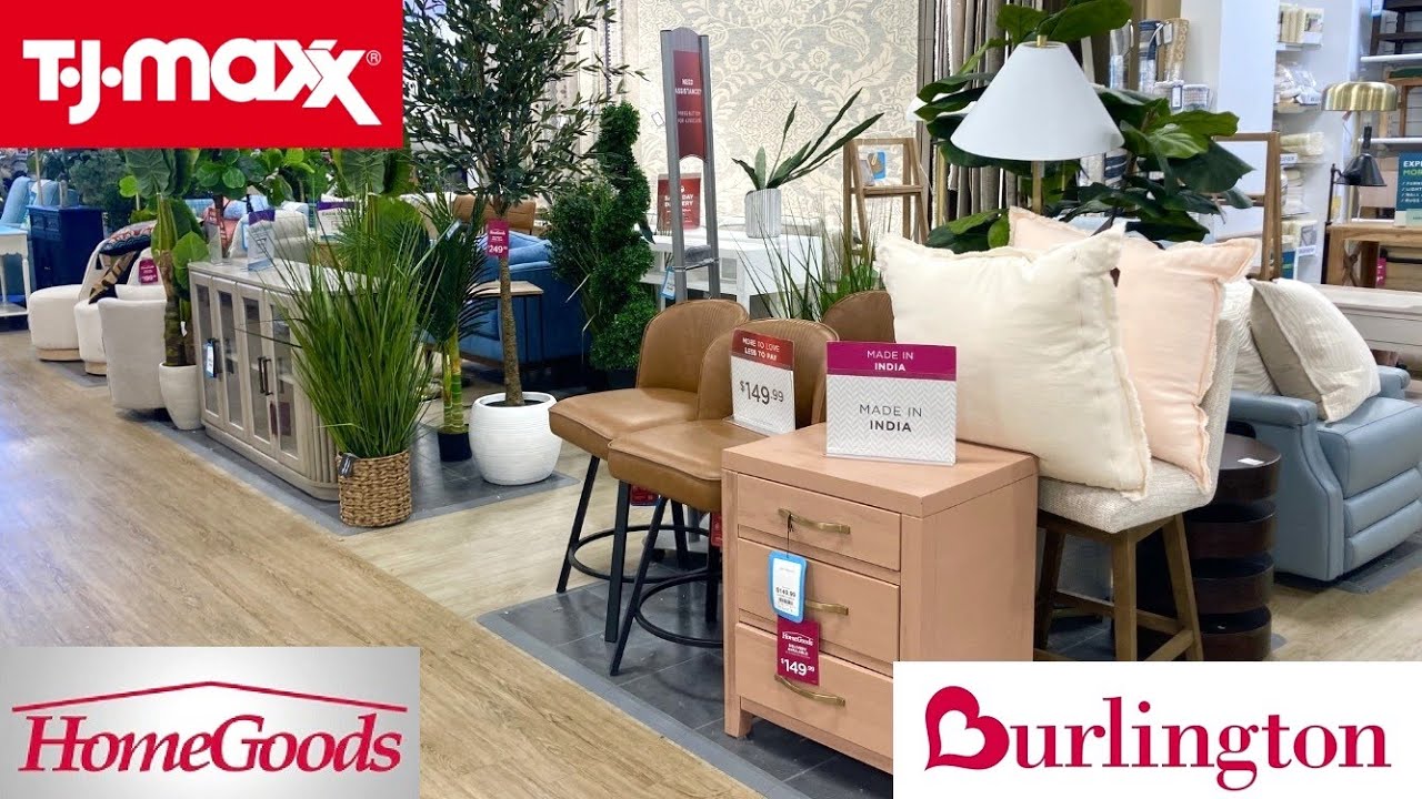 TJ MAXX HOMEGOODS BURLINGTON FURNITURE CHAIRS TABLES DECOR SHOP WITH ME ...