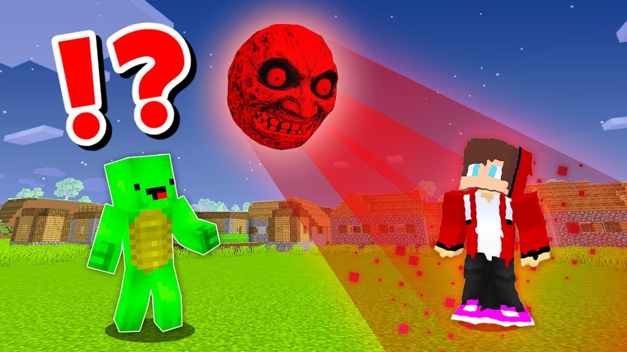 JJ and Mikey VS BLOOD MOON CHALLENGE in Minecraft / Maizen animation - YouTube