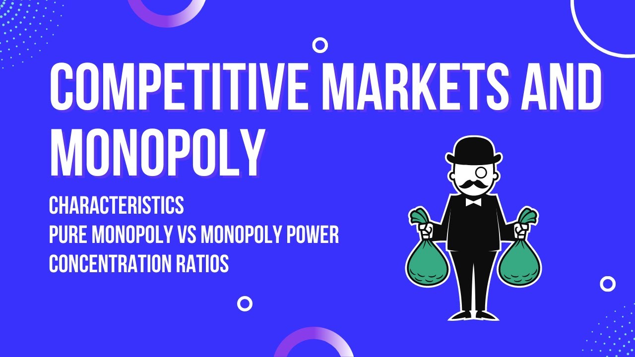 Competitive markets and monopoly - YouTube