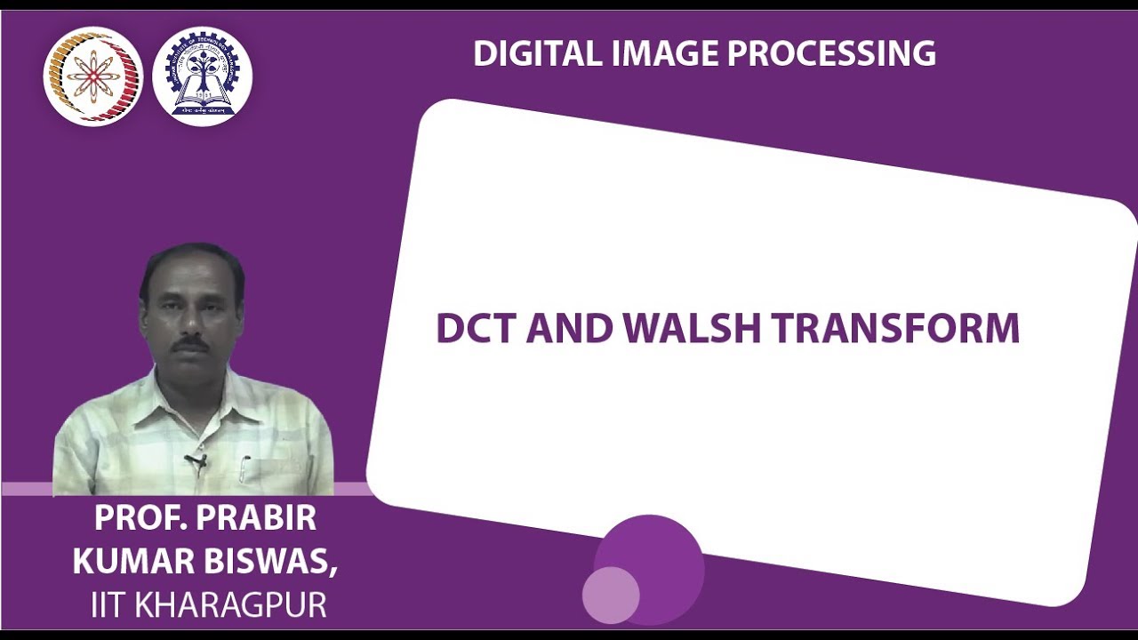 DCT and Walsh Transform - YouTube
