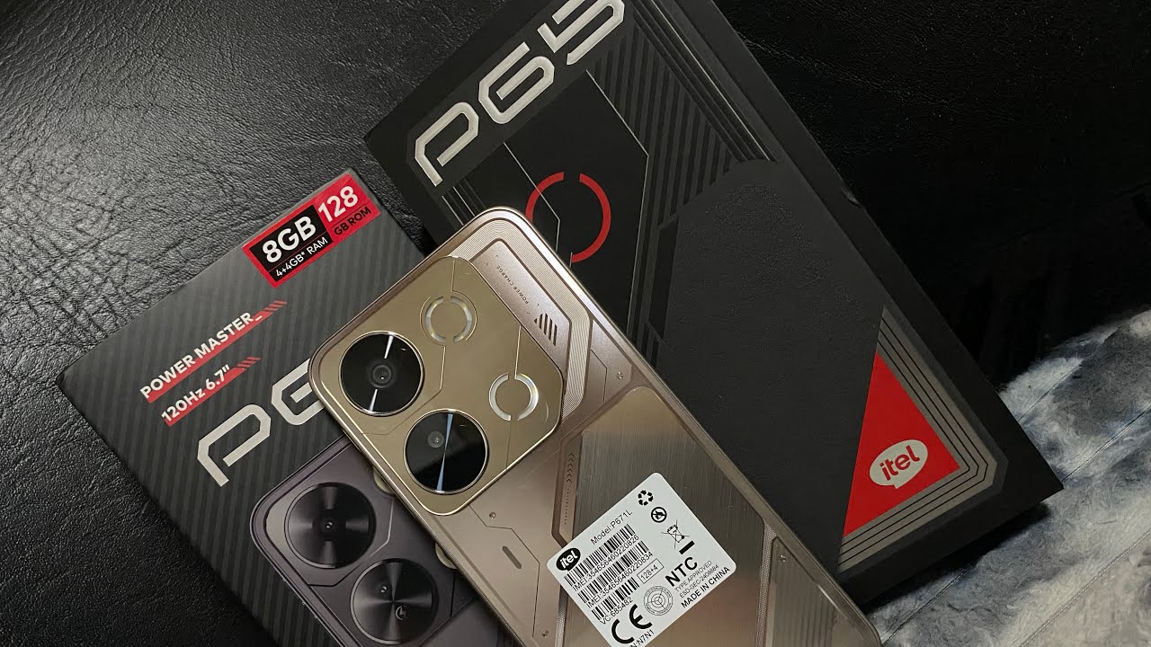 iTEL P65 CYBER TITANIUM 8GB RAM + 128 ROM UNBOXING - ASMR - YouTube