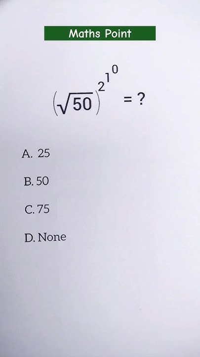 Square Root Question #shorts #shortsfeed #maths - YouTube