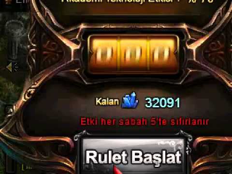 Derinuçurum Rulet Yapmak