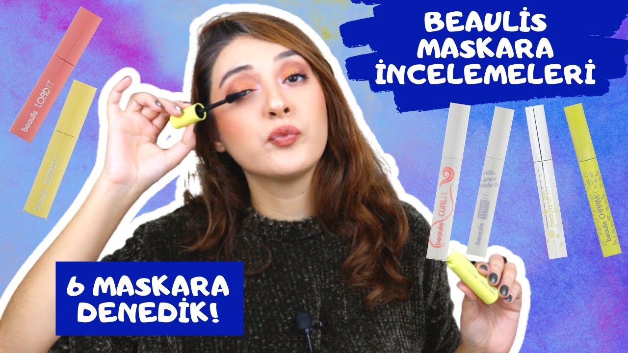 BEAULİS MASKARALARINI DENEDİM! 20 TL ALTI 6 MASKARA ÖNERİSİ | İzlemeden ...