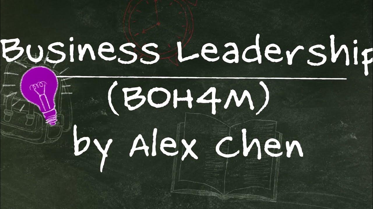 OSSD Courses Sample Lecture｜Business Leadership (BOH4M) with Learning ...