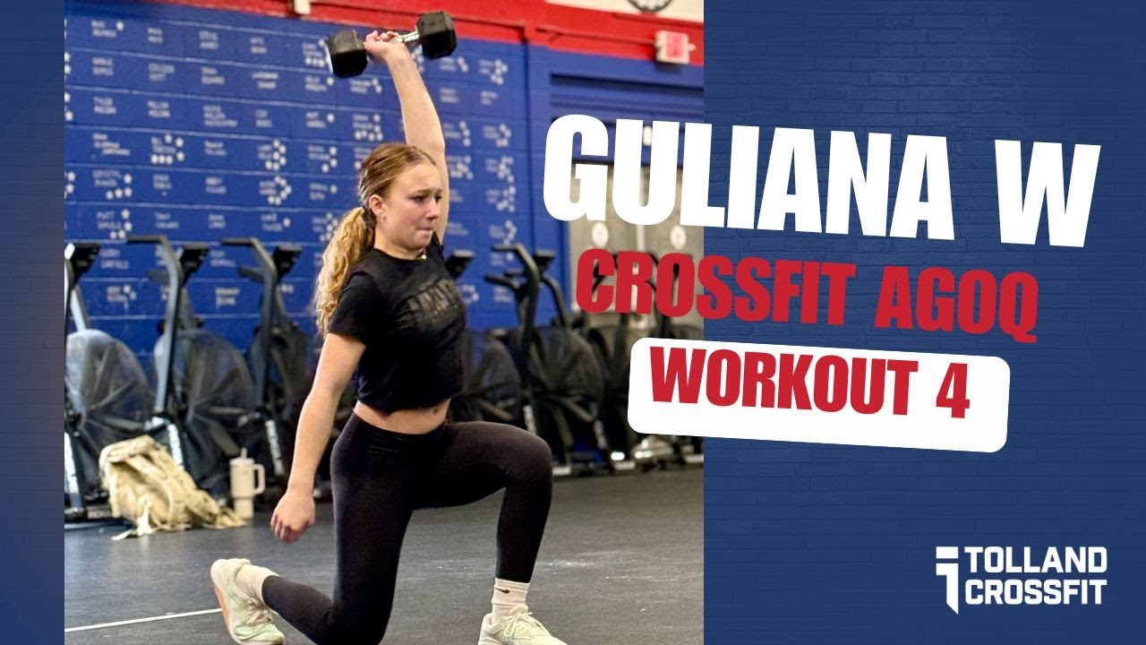 Guliana Wetzler | AGOQ Workout 4 | CrossFit Semifinals 2025 at Tolland ...