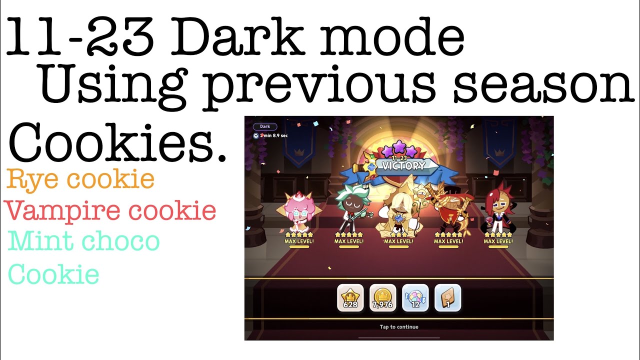 Cookierun kingdom 11-23 Dark mode by using old meta cookies. 11-23ความ ...