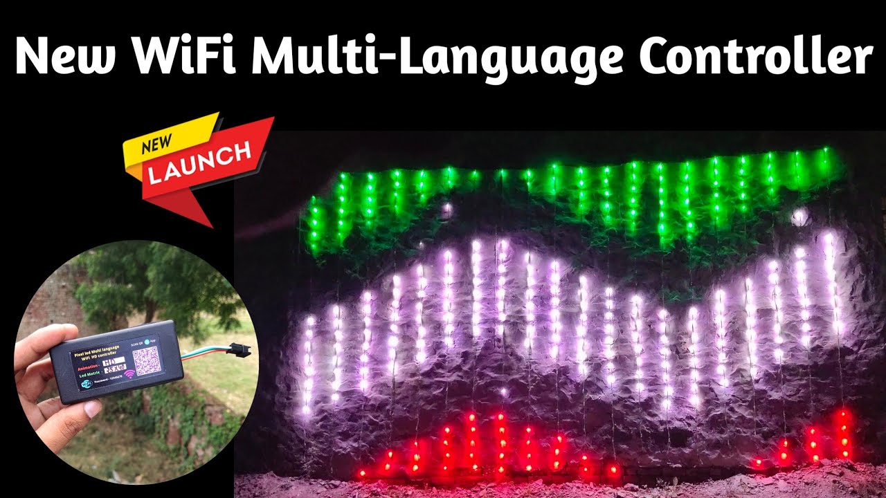 Pixel Led WiFi Multilanguage Controller || Diwali Home Decoration Ideas ...