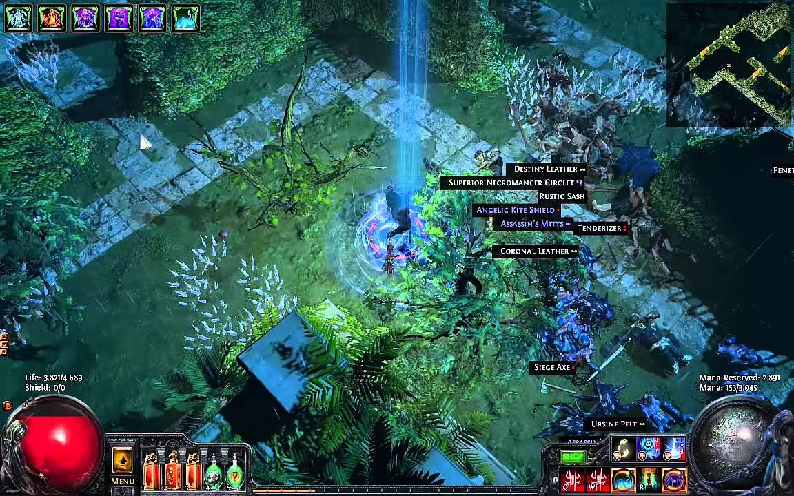 PoE: Zeus - Storm Call Guide - gameplay - 78 Ele reflect map - YouTube