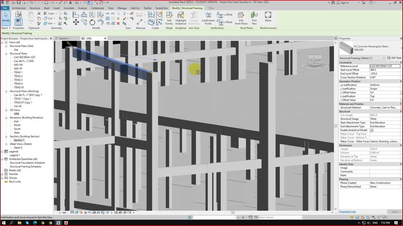 Revit Structural Training (Concrete + Steel)_Lession 4b - YouTube