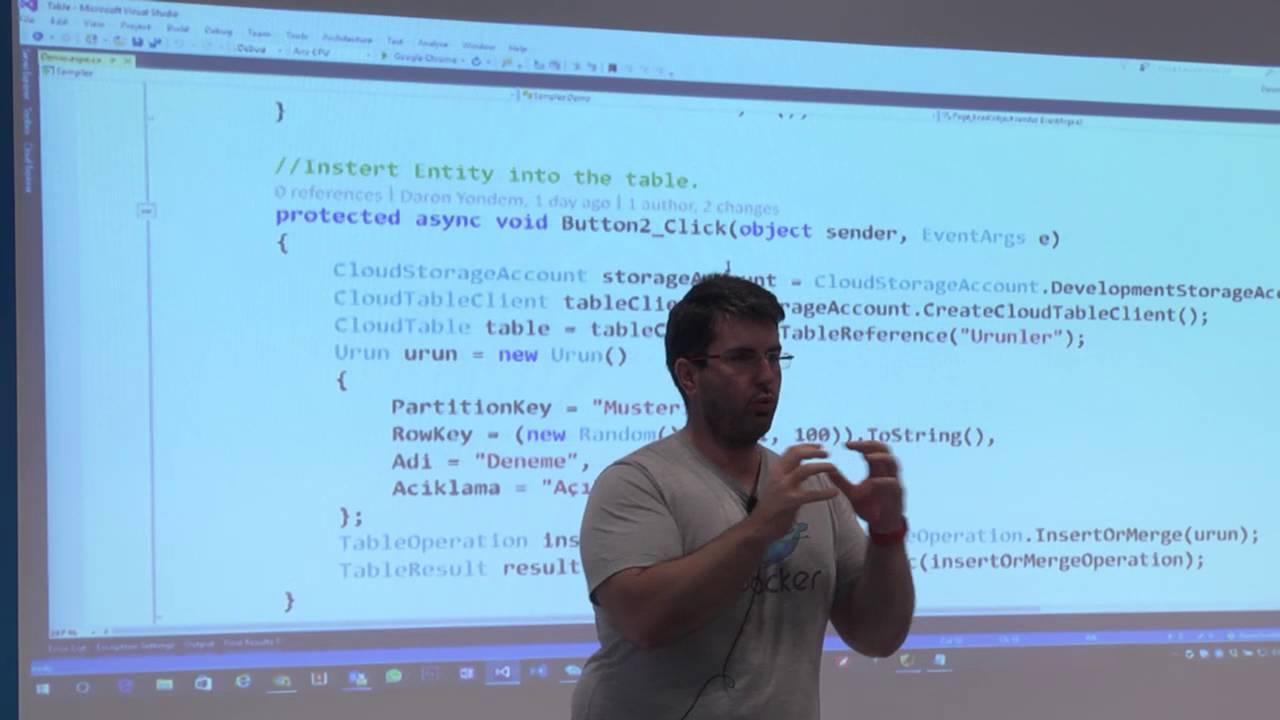 Microsoft Türkiye Yaz Okulu Daron Yöndem Azure Services Egitimi 4 11082016 Youtube