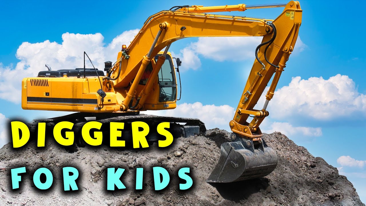 🦺 Fantastic Diggers For Kids 🦸🏼‍♂️ Digger Form All Over The World - YouTube