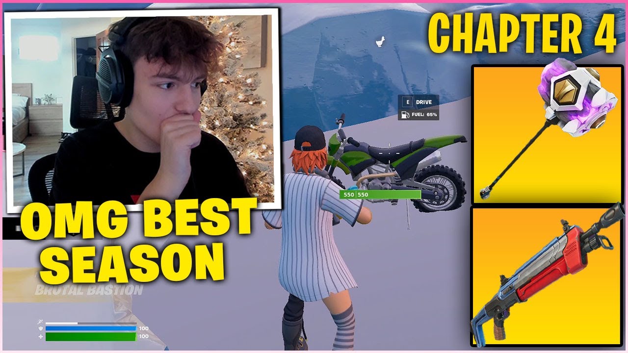 CLIX *FREAKS OUT* After Playing FIRST GAME Of Fortnite CHAPTER 4! *NEW ...