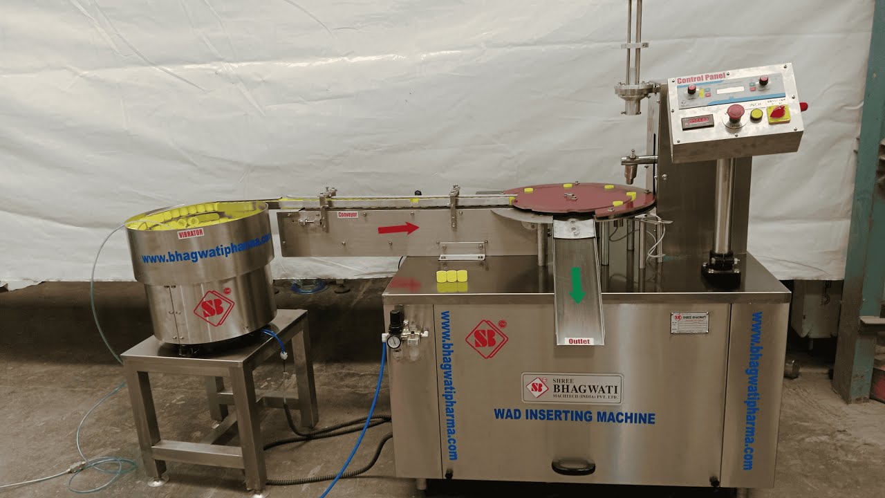 Automatic Induction wad inserting Machine | Cap Lining Machine | Cap ...