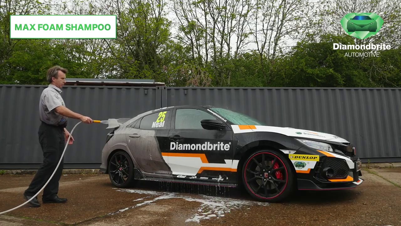 Diamondbrite - Max Foam Shampoo - YouTube