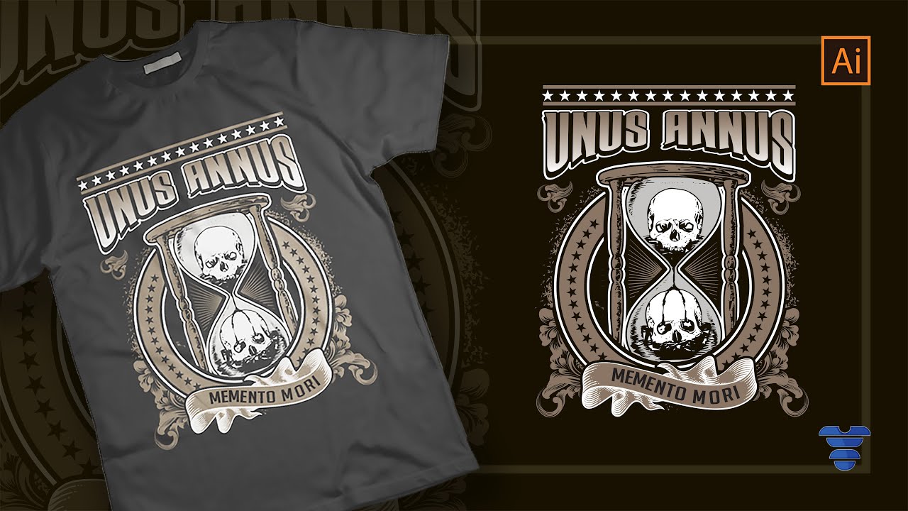 Custom Advance T-shirt Design in Illustrator || Fiverr Client Work || T ...