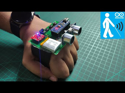 How to Make Third Eye for The Blind Person using Arduino and Ultrasonic Sensor | Smart blind ...