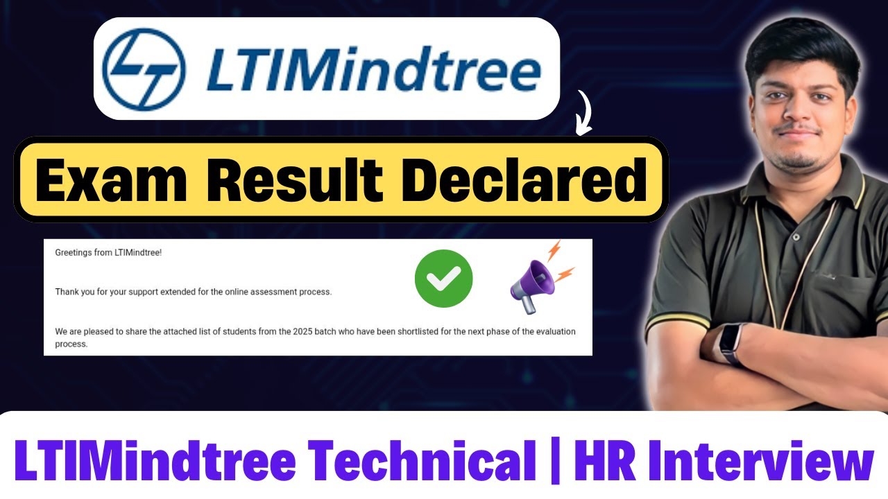 🔥LTIMindtree Breaking News | Exam Result Declared | LTIMindtree Technical, HR Interview ...