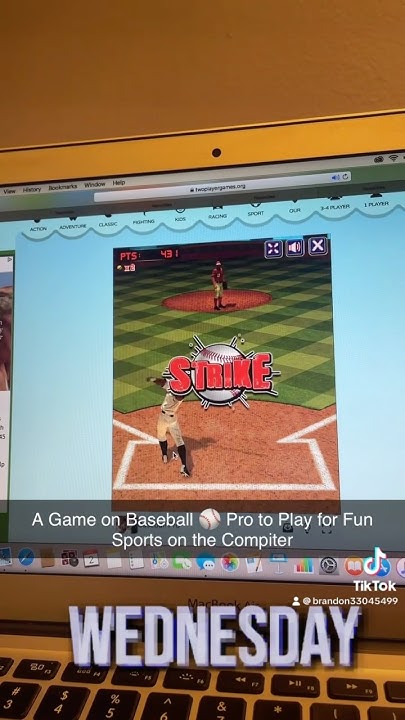 A Game on Baseball ⚾️ Pro to Play for Fun on the Computer - YouTube