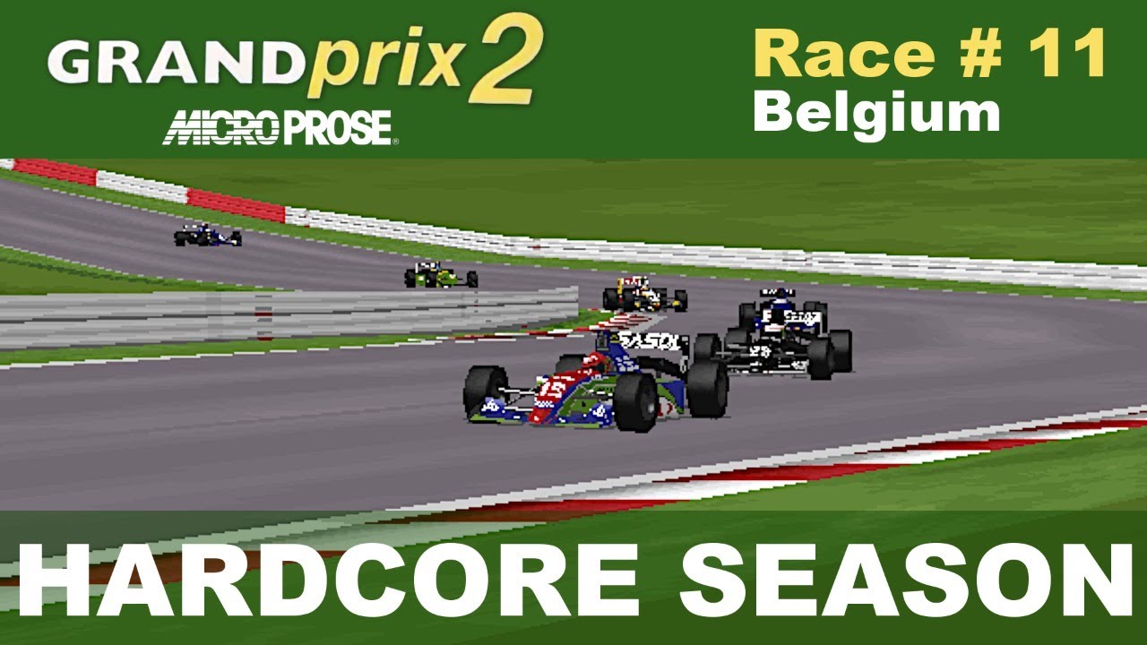 Microprose Grand Prix 2 - Race #11 - Spa-Francorchamps (Hardcore Season ...