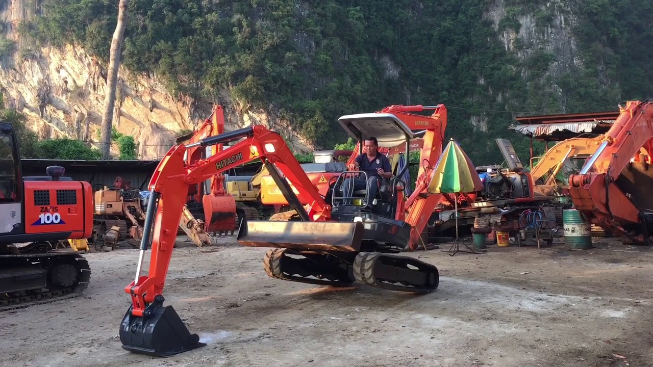 HITACHI ZX35U HCM1LC00C000050XX EXCAVATOR - YouTube