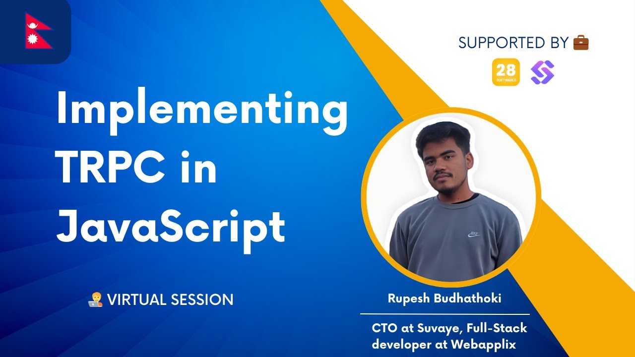 Trpc In Javascript And Nodejs In Nepali By Rupesh Budhathoki Fullstack Developer Youtube