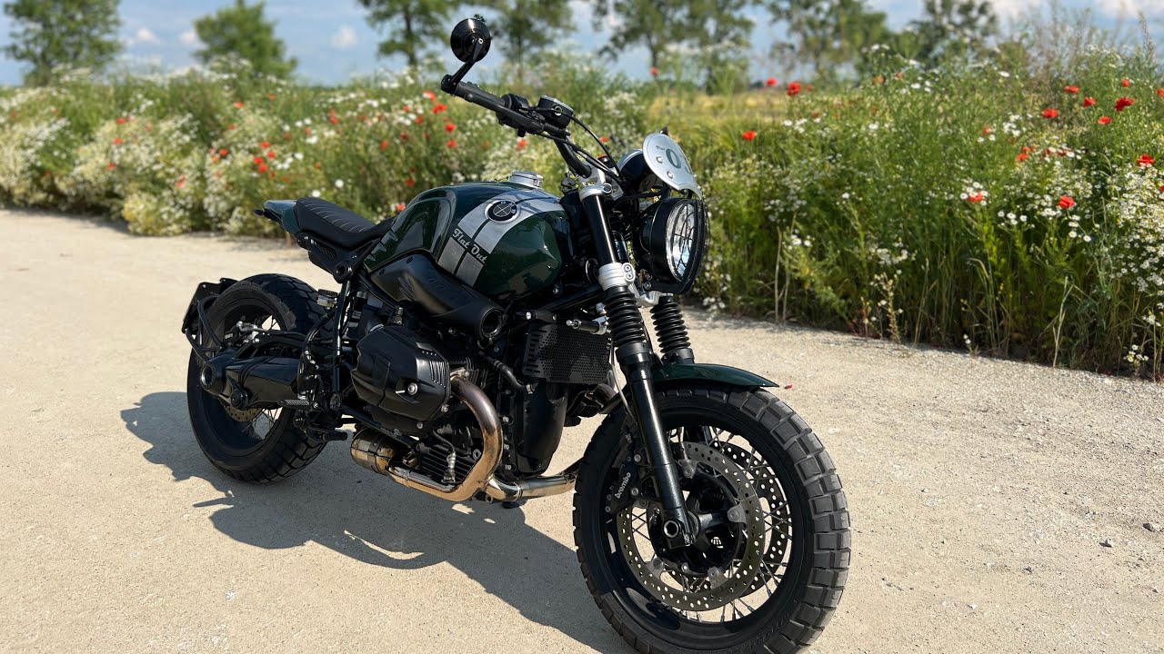 Bmw R ninet Pure custom scrambler / tracker build - YouTube