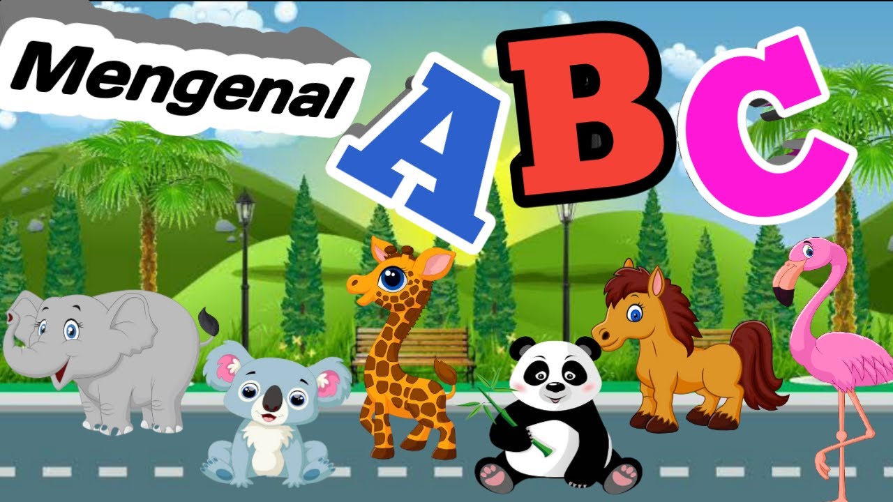 Mengenal Huruf A B C || Bermain dan belajar mengenal hewan dan binatang ...
