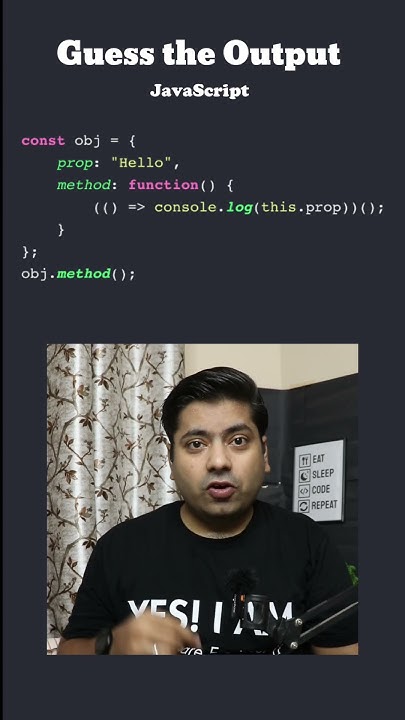 Javascript Interview Questions This Keyword Guess The Output Frontendinterview Youtube