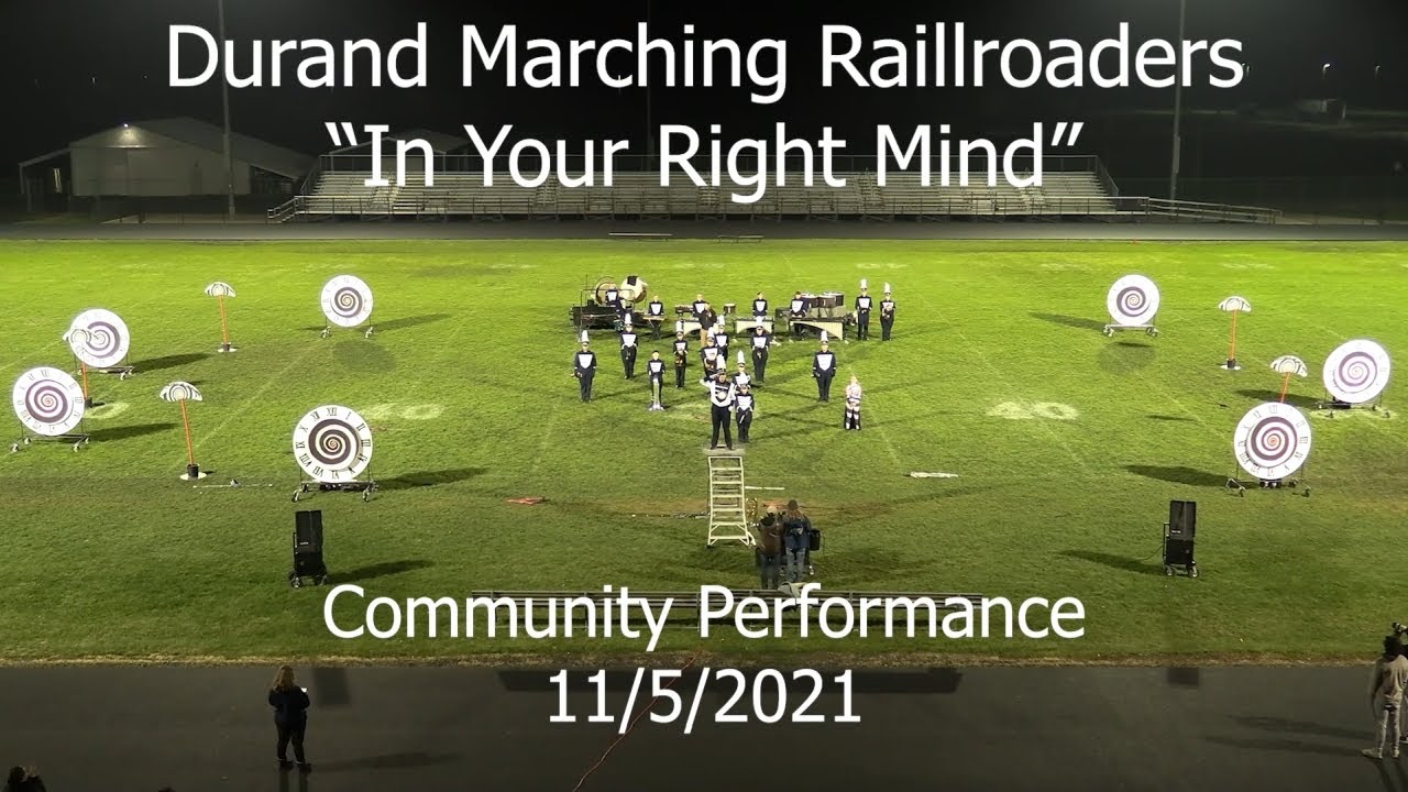 Durand Marching Railroaders - Community Performance 11/5/2021 - YouTube