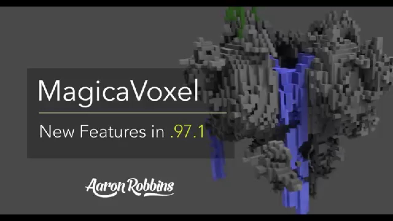 Overview of the New MagicaVoxel's .97.1 Features - YouTube