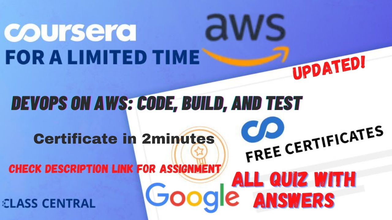 DevOps on AWS: Code, Build, and Test,(week1-4) All Quiz Answers.# ...
