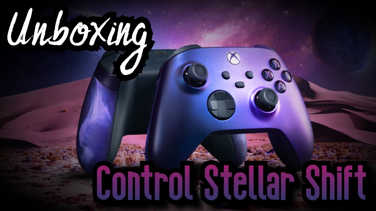 Unboxing Control Xbox Stellar Shift Edición especial - YouTube