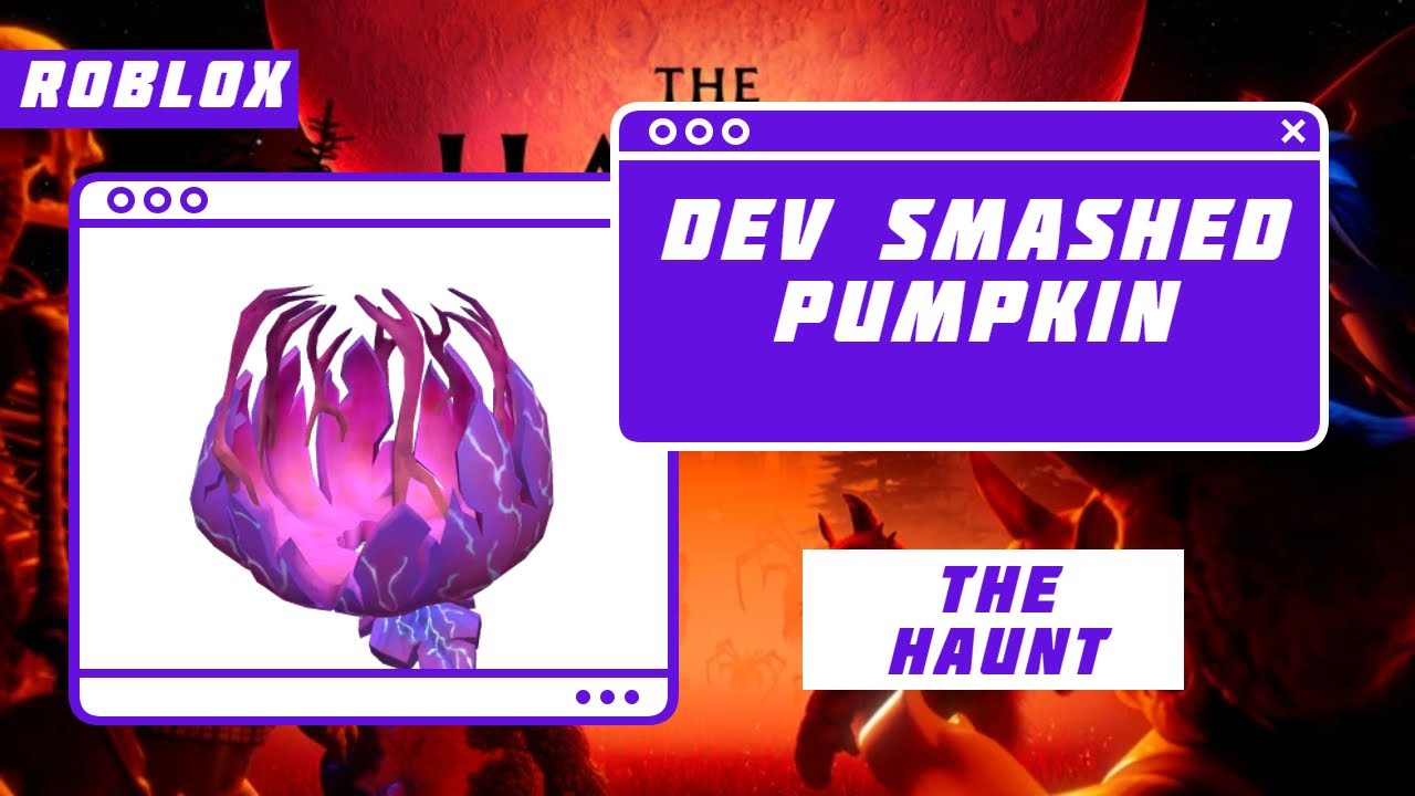🎃How to get the 'Dev Smashed Pumpkin' | The Haunt | Roblox - YouTube