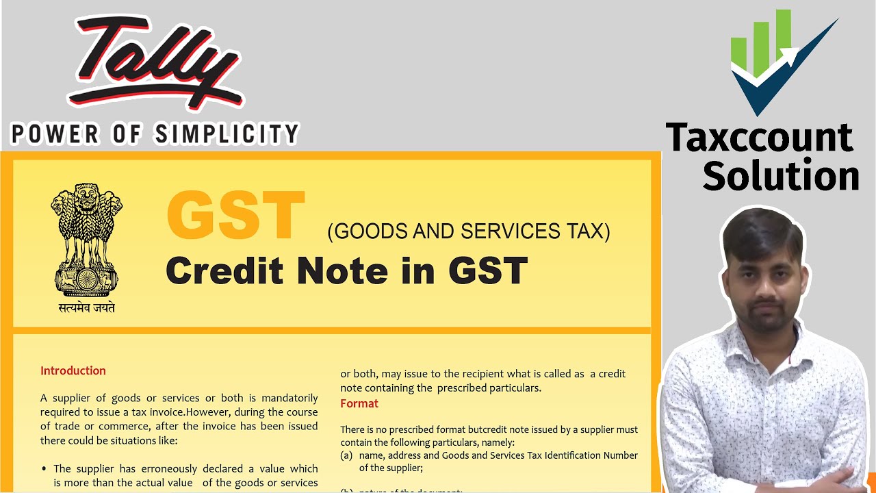 Credit Note In Tally ERP9 YouTube credit-note-in-tally-erp9-youtube