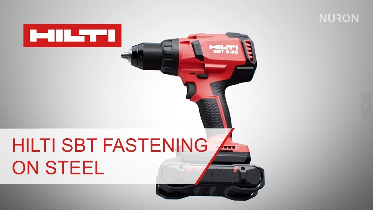 Hilti SBT Fastening on steel - YouTube