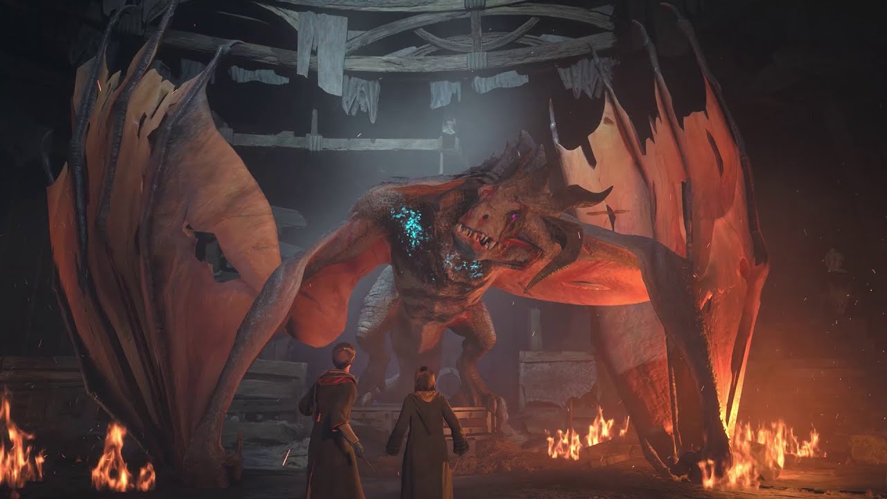 Hogwarts Legacy - ALL NEW Dragon Story Mission Cutscenes - YouTube
