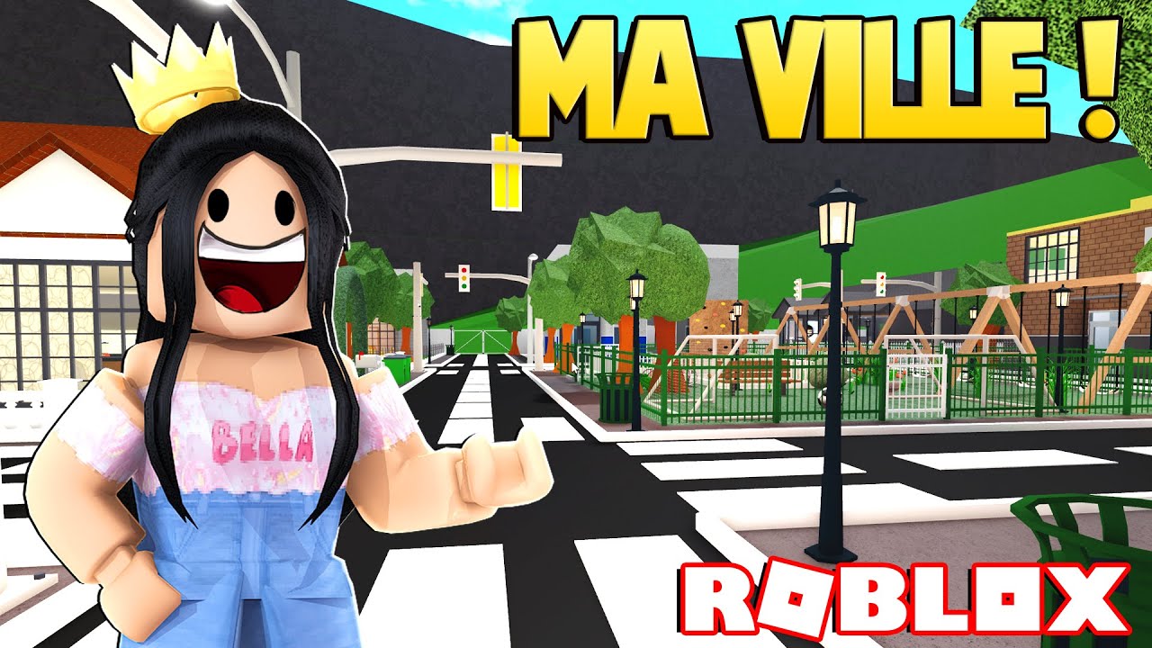 J'AI CONSTRUIT UNE VILLE SUR BLOXBURG ! (Roblox) - YouTube