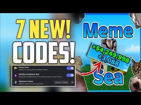 *NEW CODES* ALL WORKING CODES FOR MEME SEA IN JANUARY 2025! ROBLOX MEME ...