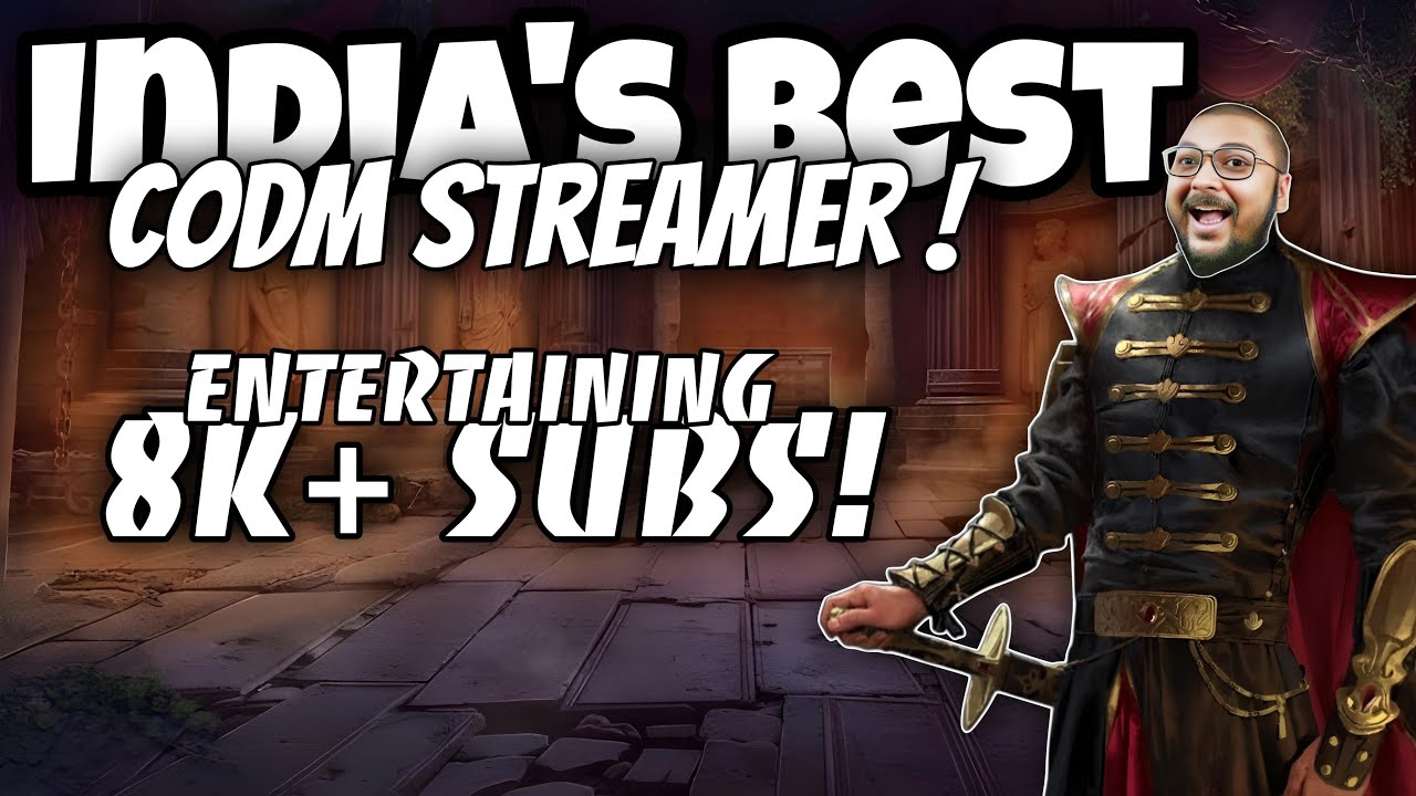 India's Best CODM Streamer is Live! Entertaining 8k+ Subs! - YouTube