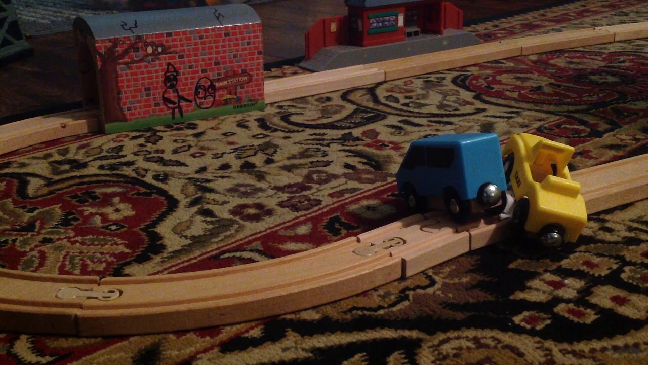 Epic train Derailment / car wreck - YouTube