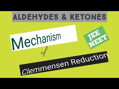 Mechanism of Clemmensen Reduction l Aldehydes and ketones Chemical ...
