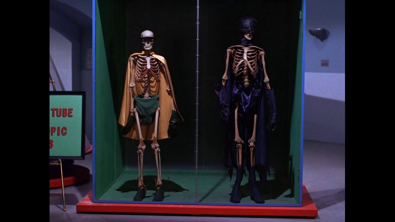 The Skeletons Of Batman And Robin - YouTube