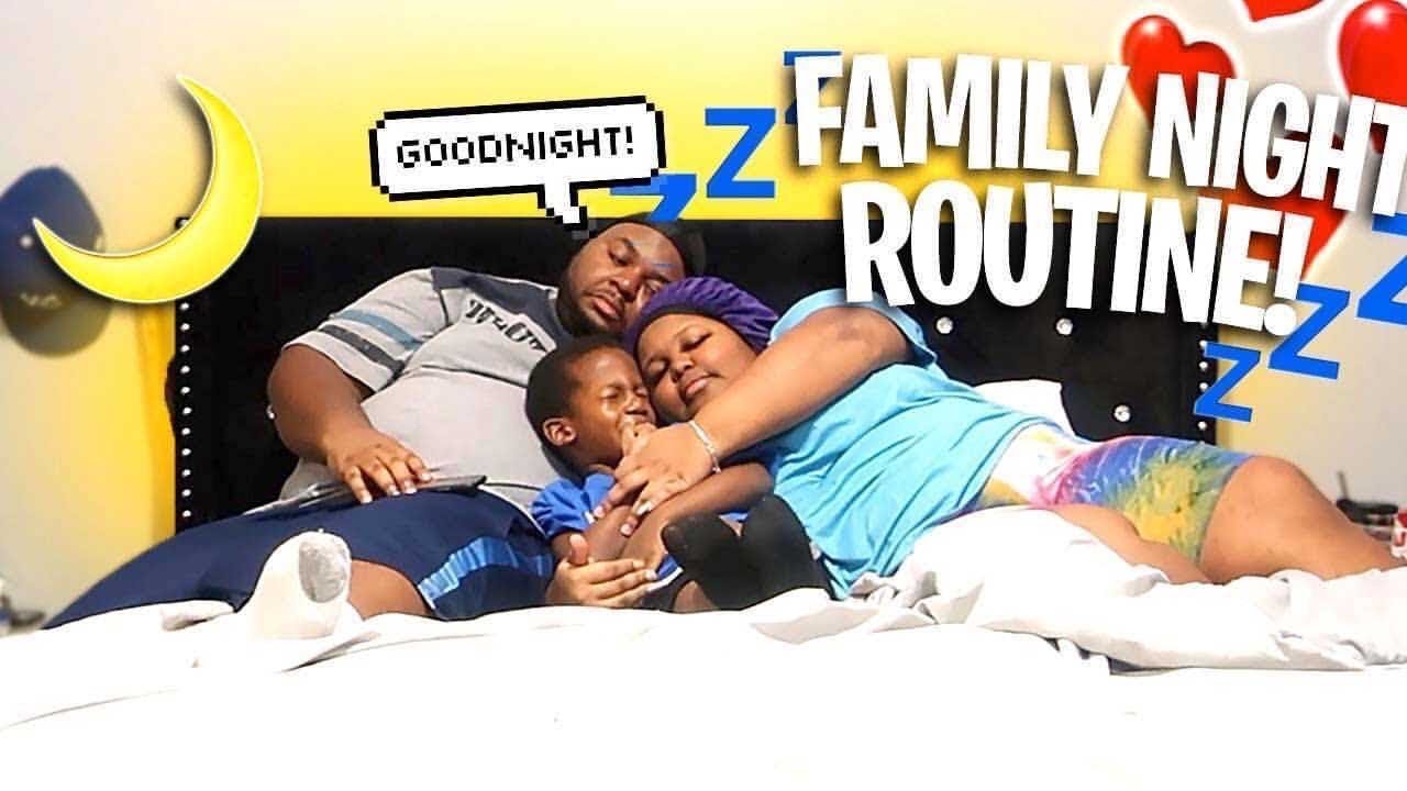 PLUS SIZE EDITION FAMILY NIGHT ROUTINE - YouTube