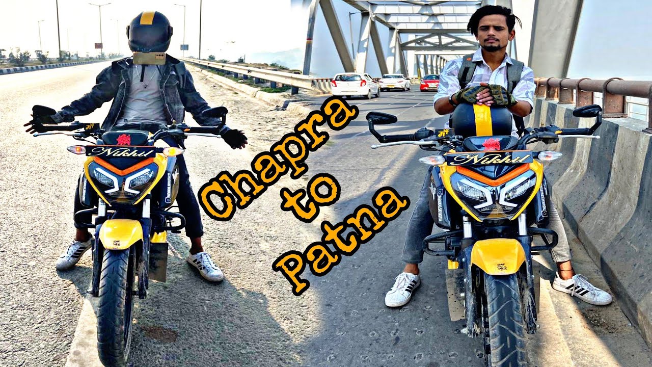 Chapra To Patna With My New Bike ! #MotoVlogs - YouTube
