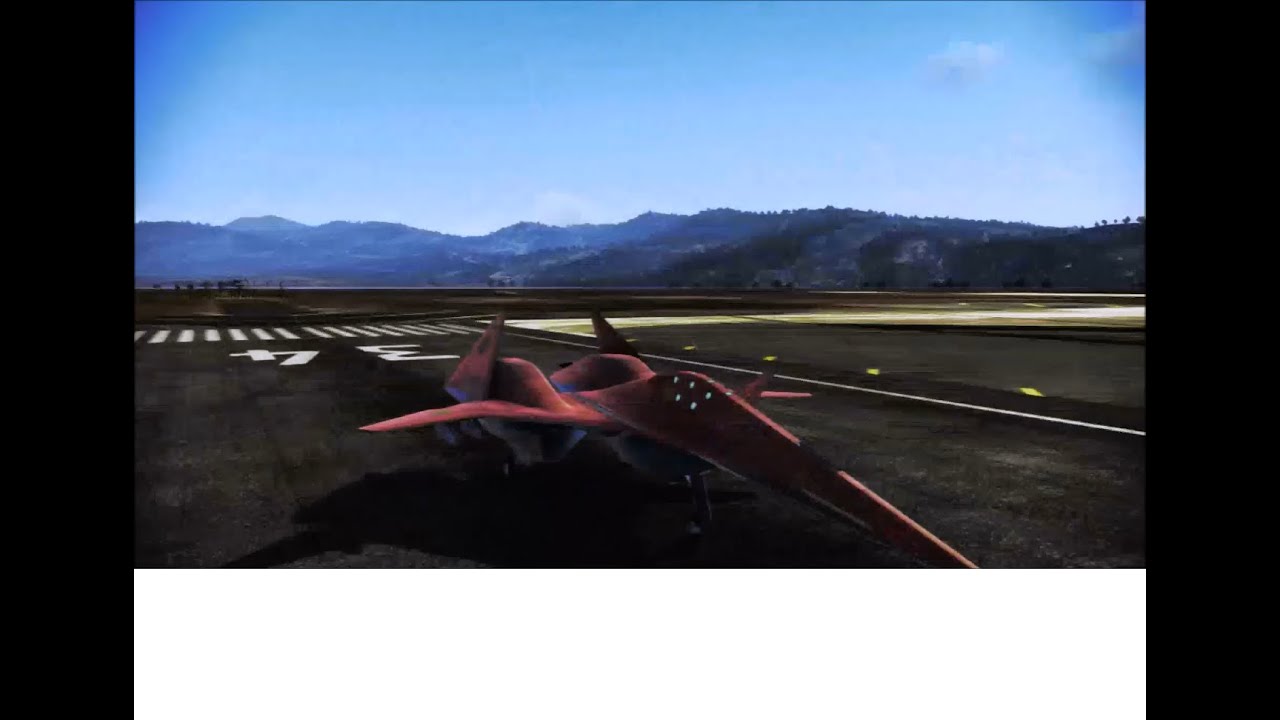Ace Combat Infinity - ADF 01 Falken Extreme Mobility Test Flight - YouTube