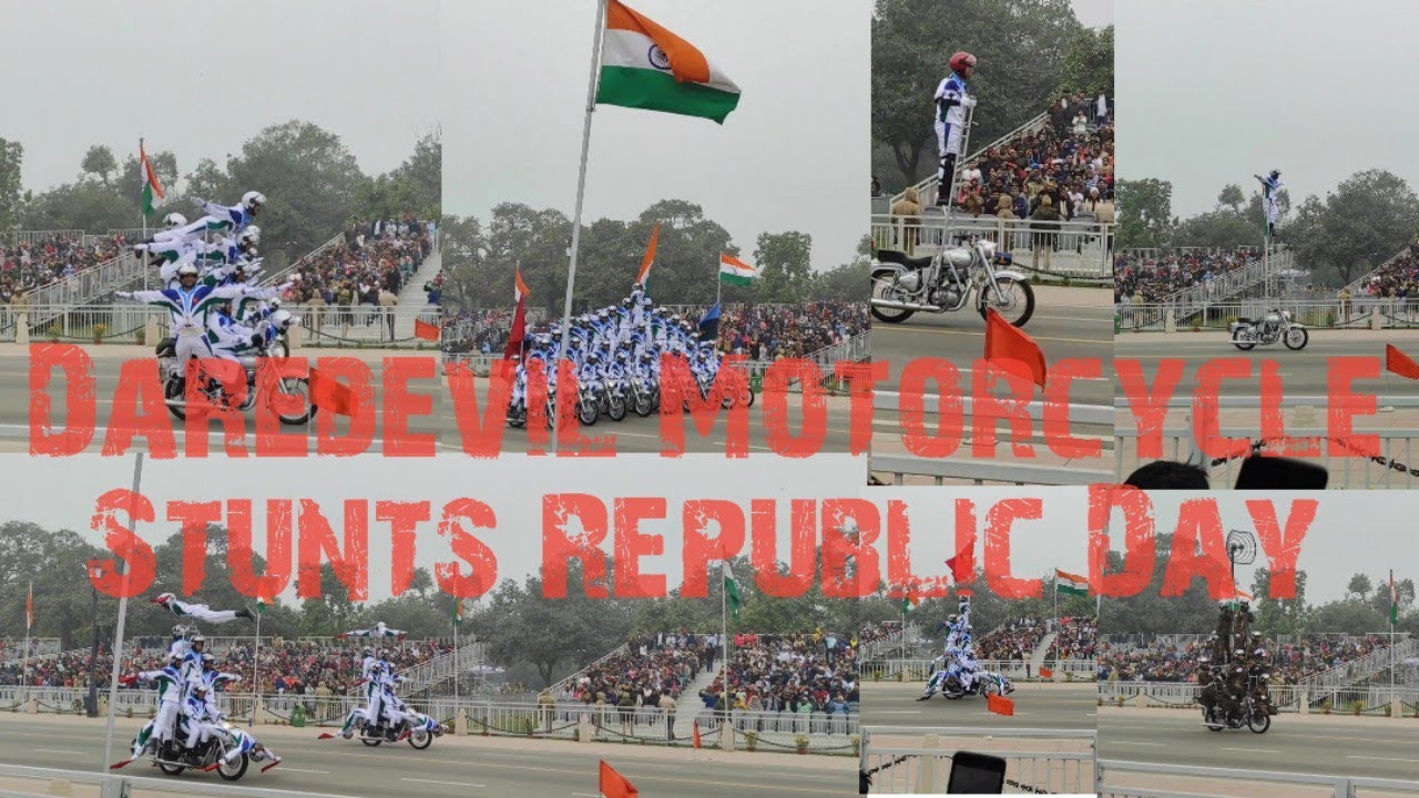 Daredevil Motorcycle Stunts Republic Day#viral #trending #republicday ...