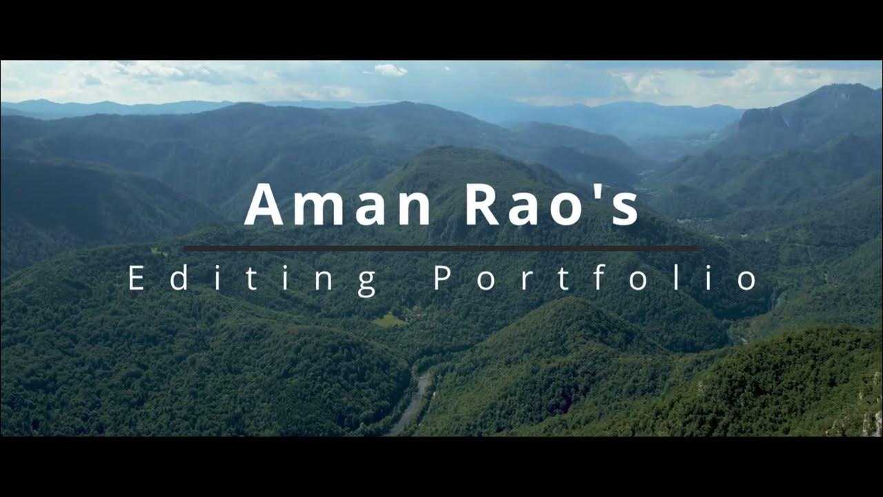 Aman's Editing Portfolio.. - YouTube