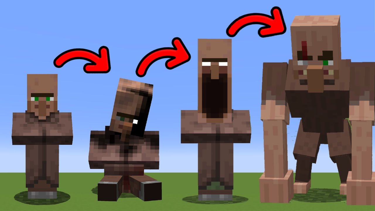 Villager ALL PHASES in Minecraft - YouTube